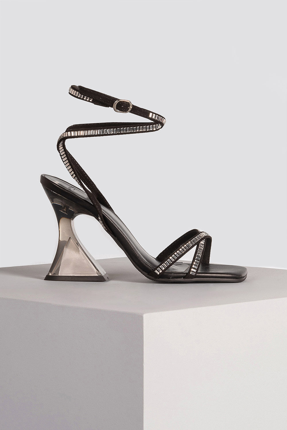 Sandália Feminina Salto Alto Mundial Melanye - Mundial Calçados