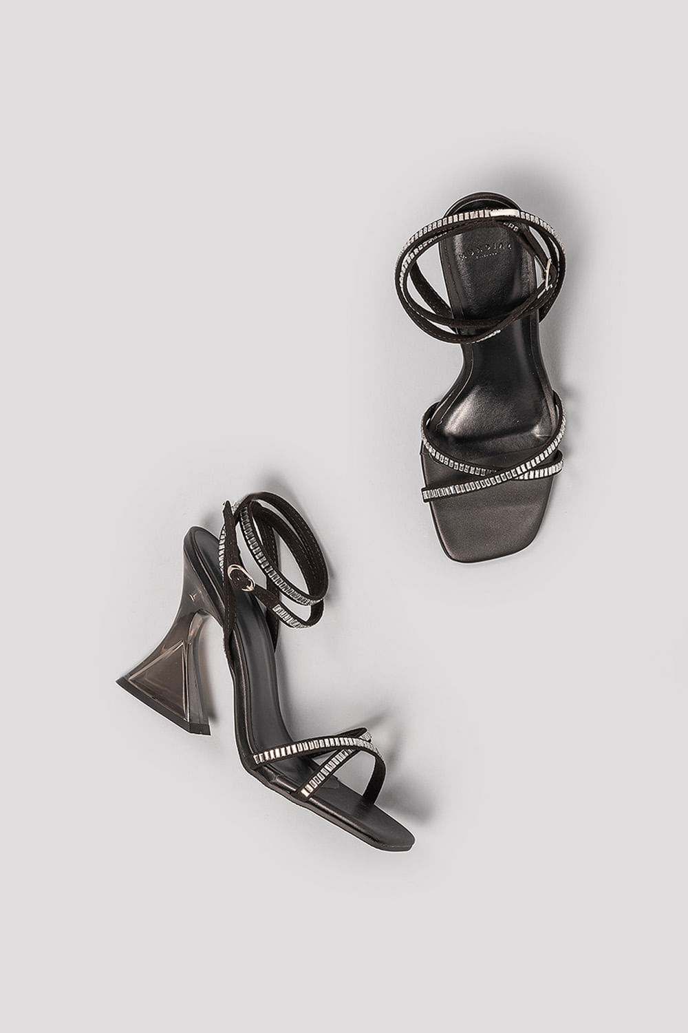 Sandália Feminina Salto Alto Mundial Melanye - Mundial Calçados